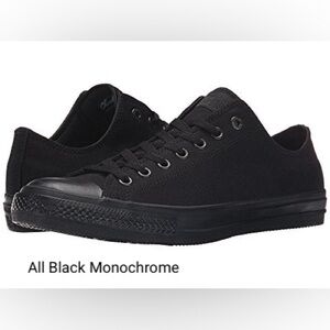 Converse | Shoes | Luxe Diamond Crystal Ab Black Low Top Converse Sizes ...